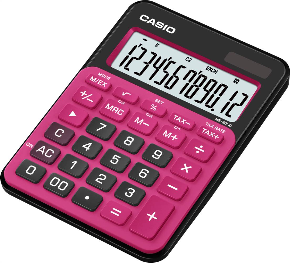 CASIO MS-20NC-BRD-S-DC HESAP MAKİNESİ