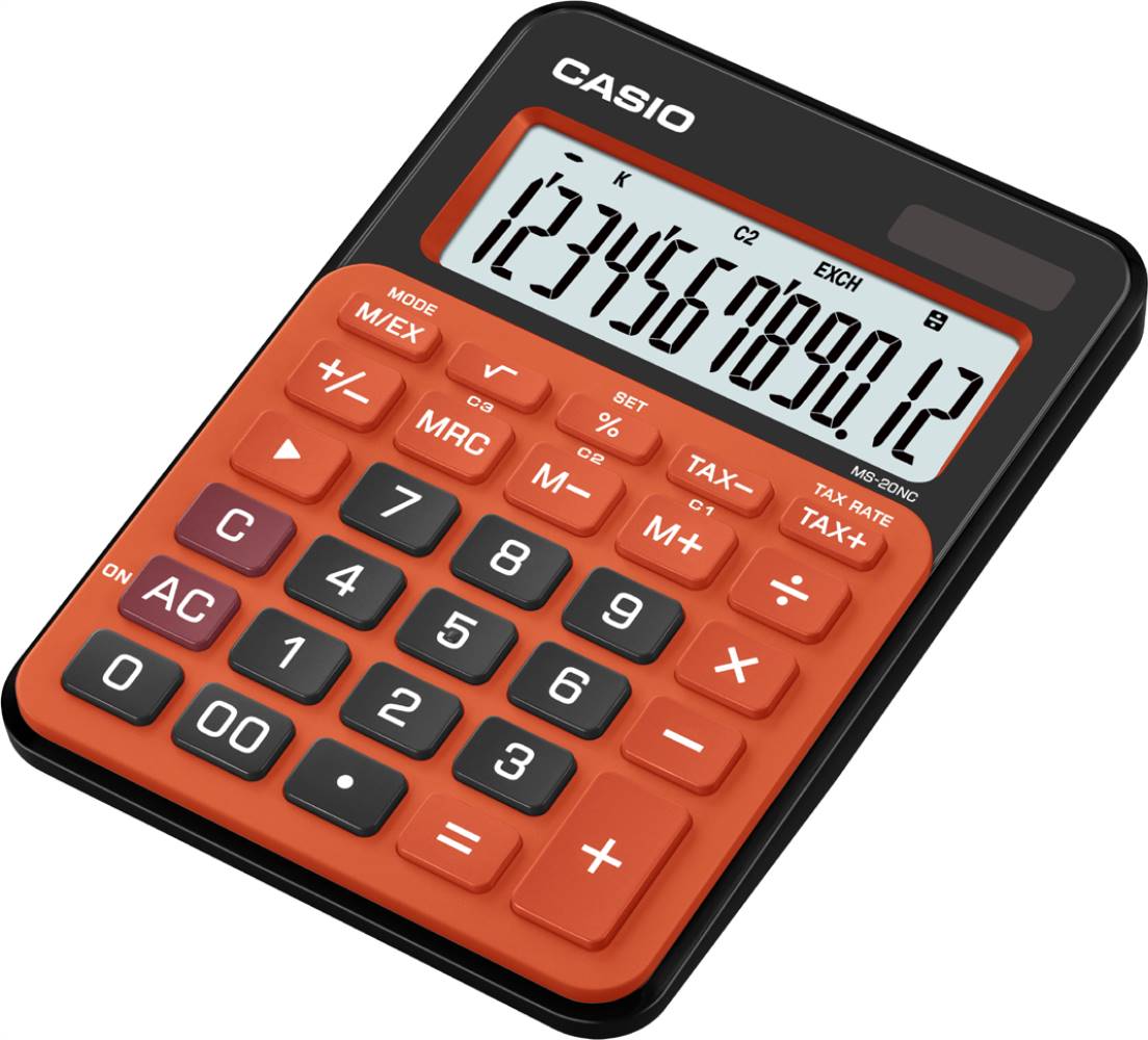 CASIO MS-20NC-BRG-S-DC HESAP MAKİNESİ