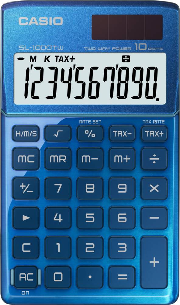 CASIO SL-1000TW-BU-S-DP Temel Hesap Makineleri